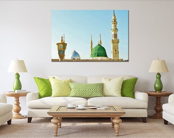 Medina Saudi Arabia Travel Poster City Print Mosque - Etsy