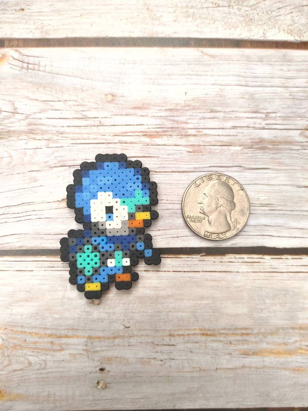Piplup Perler Bead Pokemon Keychain or Magnet - Etsy