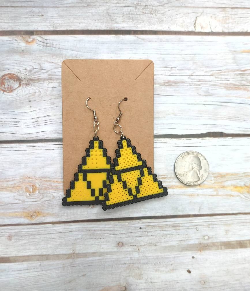 Link Triforce Perler Link With The Triforce From Legend Of Zelda