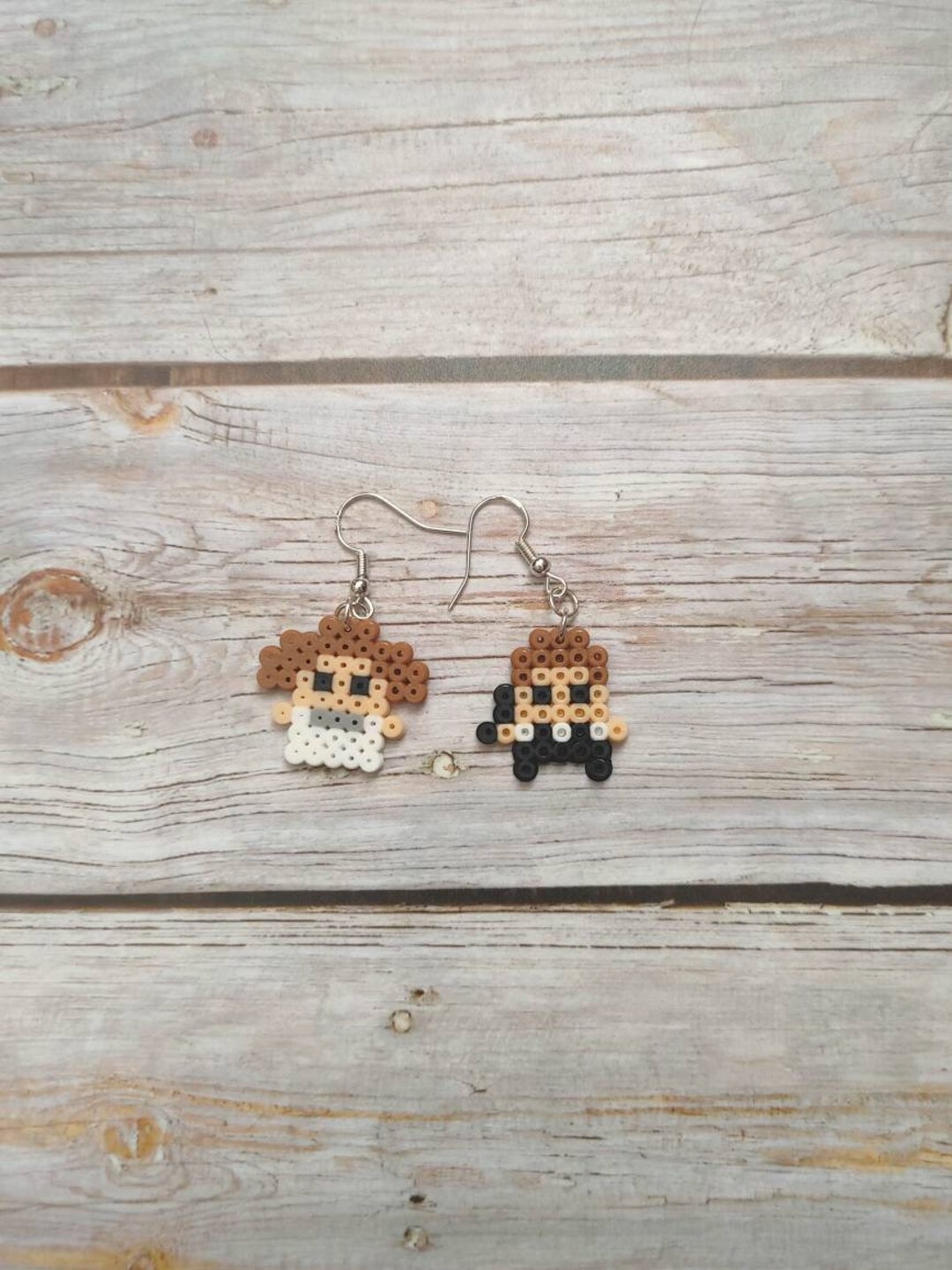 Han and Leia Star Wars Perler Bead Earrings - Etsy