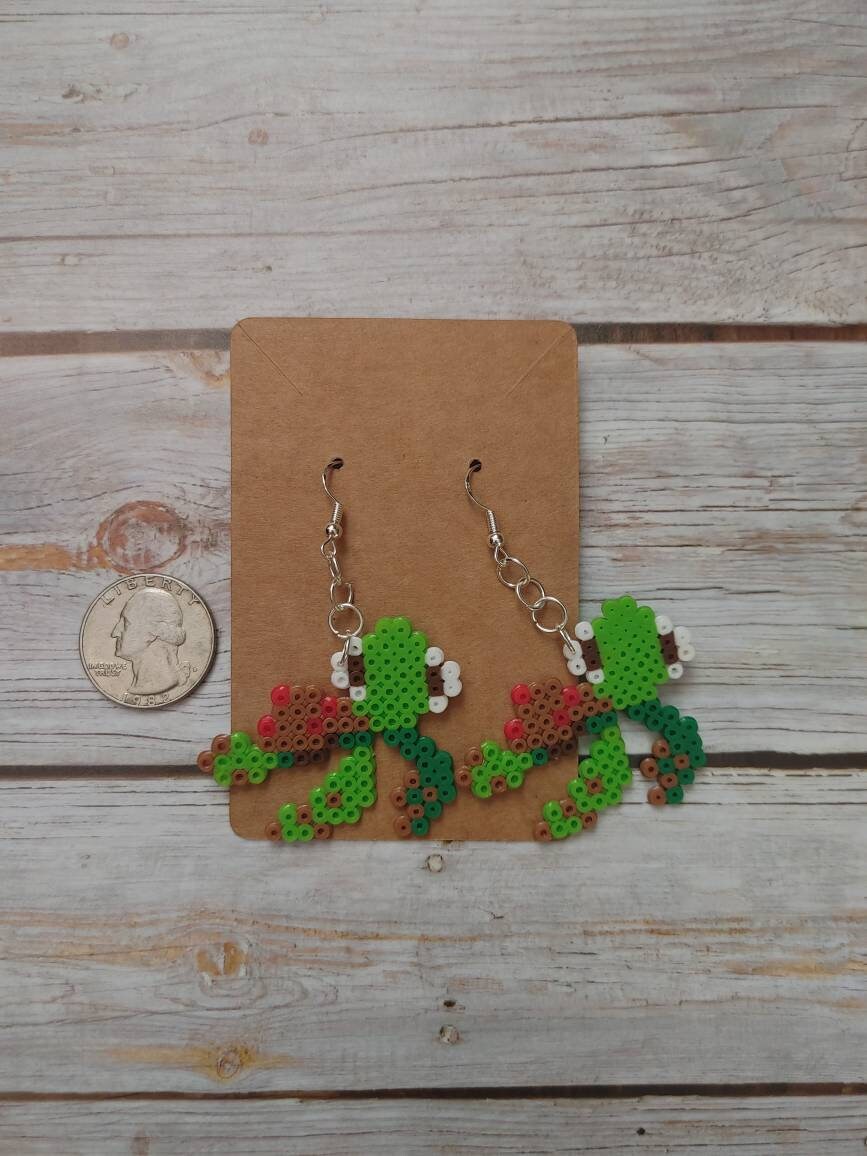 Medium Squirt Finding Nemo Perler Bead Dangle Earrings - Etsy