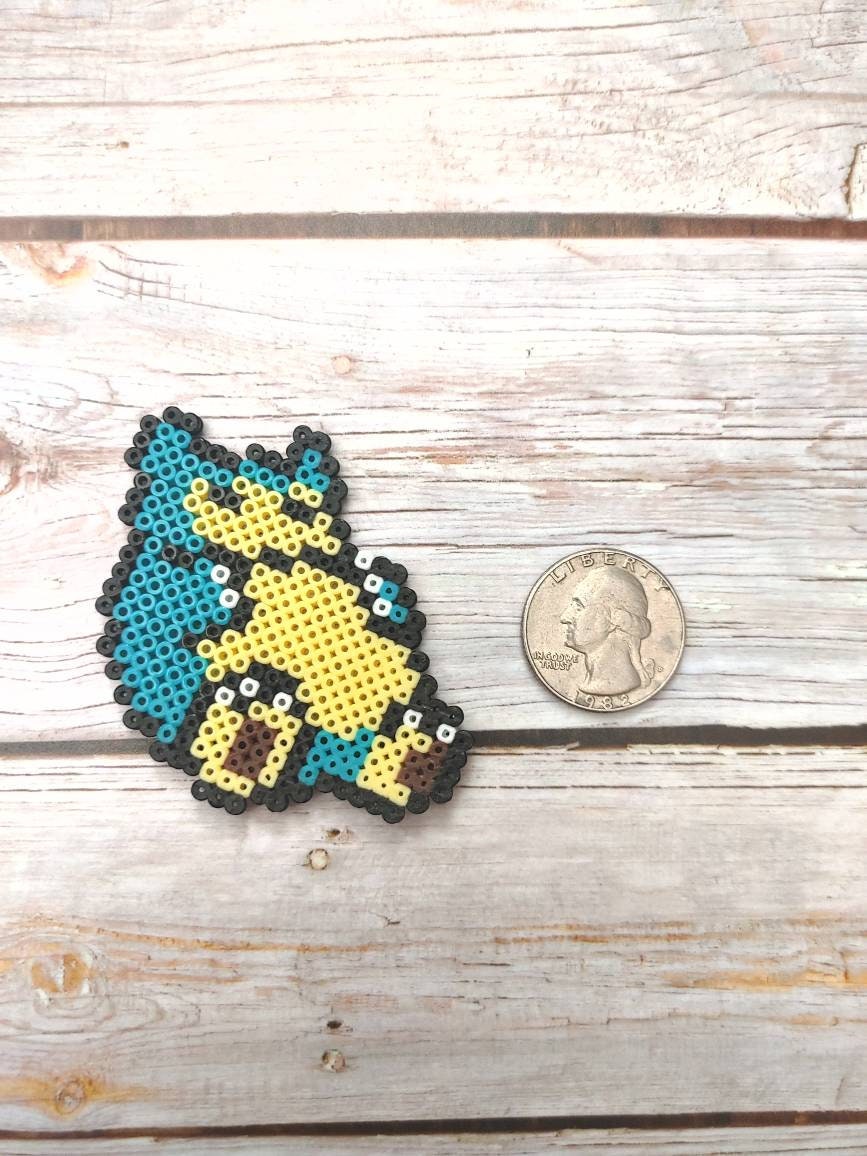 Perler Bead Snorlax Pokemon Keychain/ Magnet - Etsy