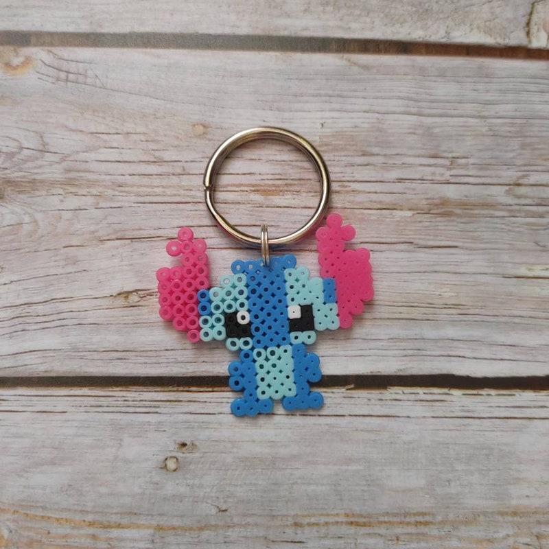 Perler Bead Keychain - Etsy