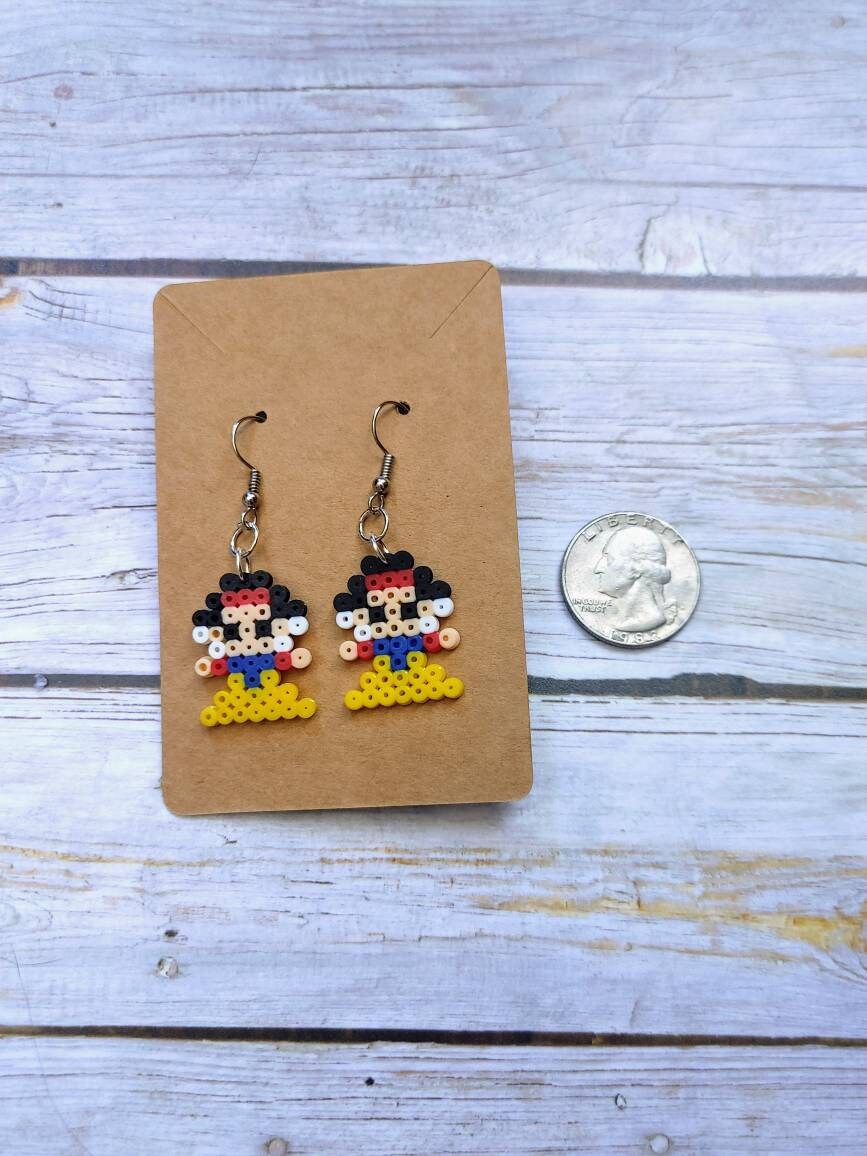 Disney Princess/heroines Perler Bead Earrings - Etsy
