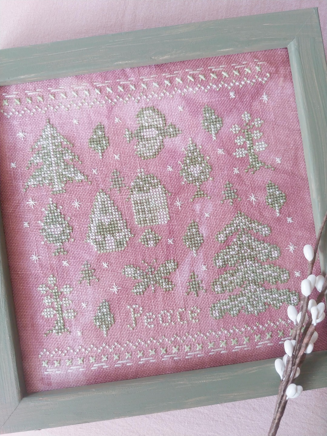 Peace on Earth, Goodwill to All: A PDF Cross-stitch Chart - Etsy
