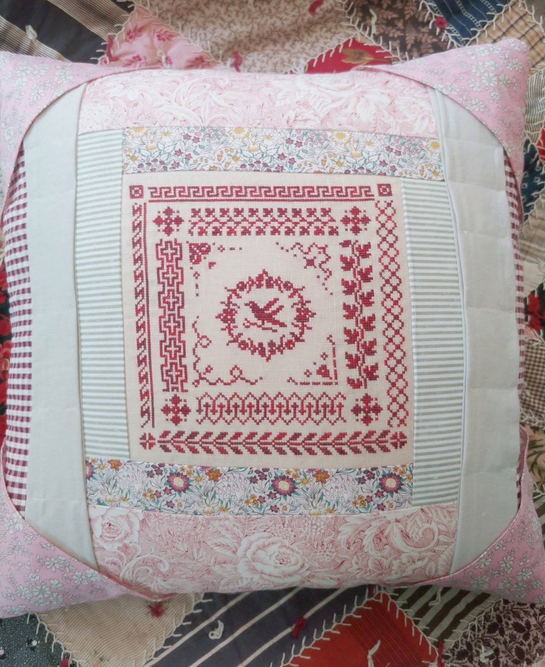 Katie's Cushion: A Cross Stitch Design - Etsy