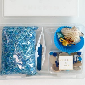 OCEAN SENSORY KIT, Toddler Hands-on Learning, Montessori Play, Sensory ...
