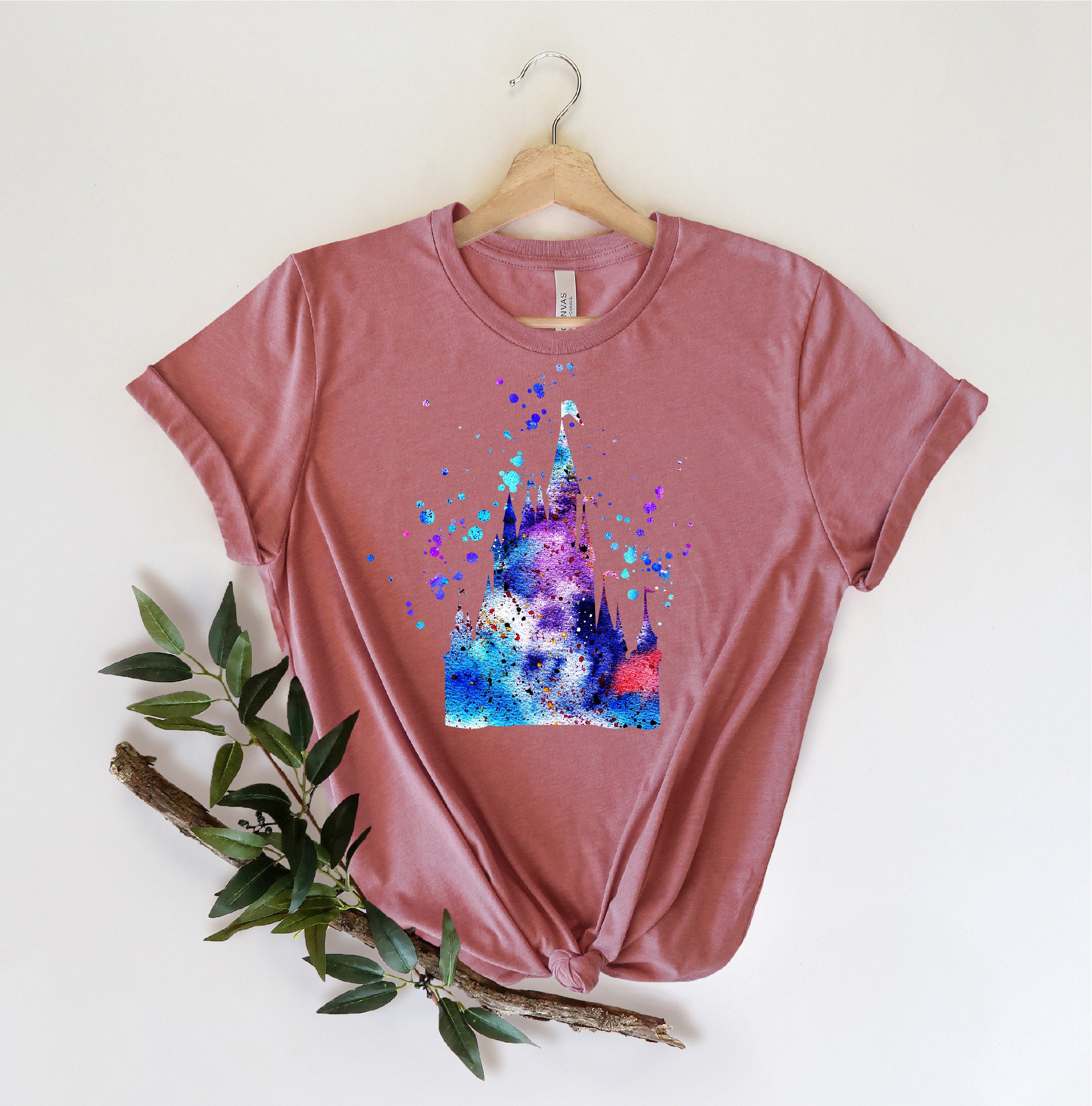 Disney Castle T Shirt Disney Castle Shirt Mickey Shirt Etsy