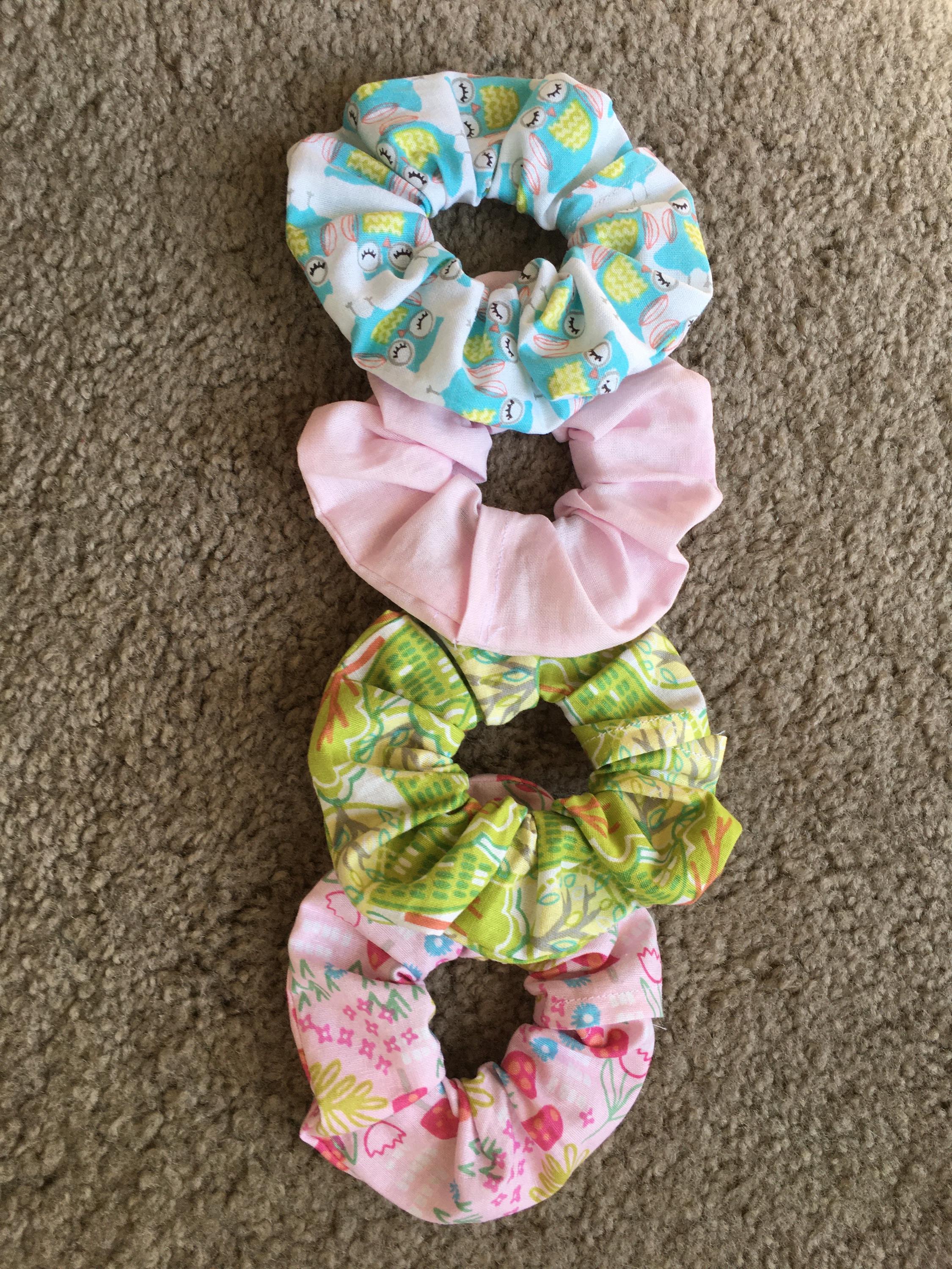 Set of 4 Cute Scrunchies - Etsy