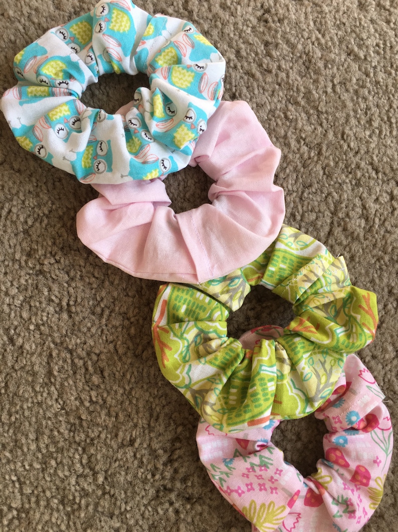Set of 4 Cute Scrunchies - Etsy