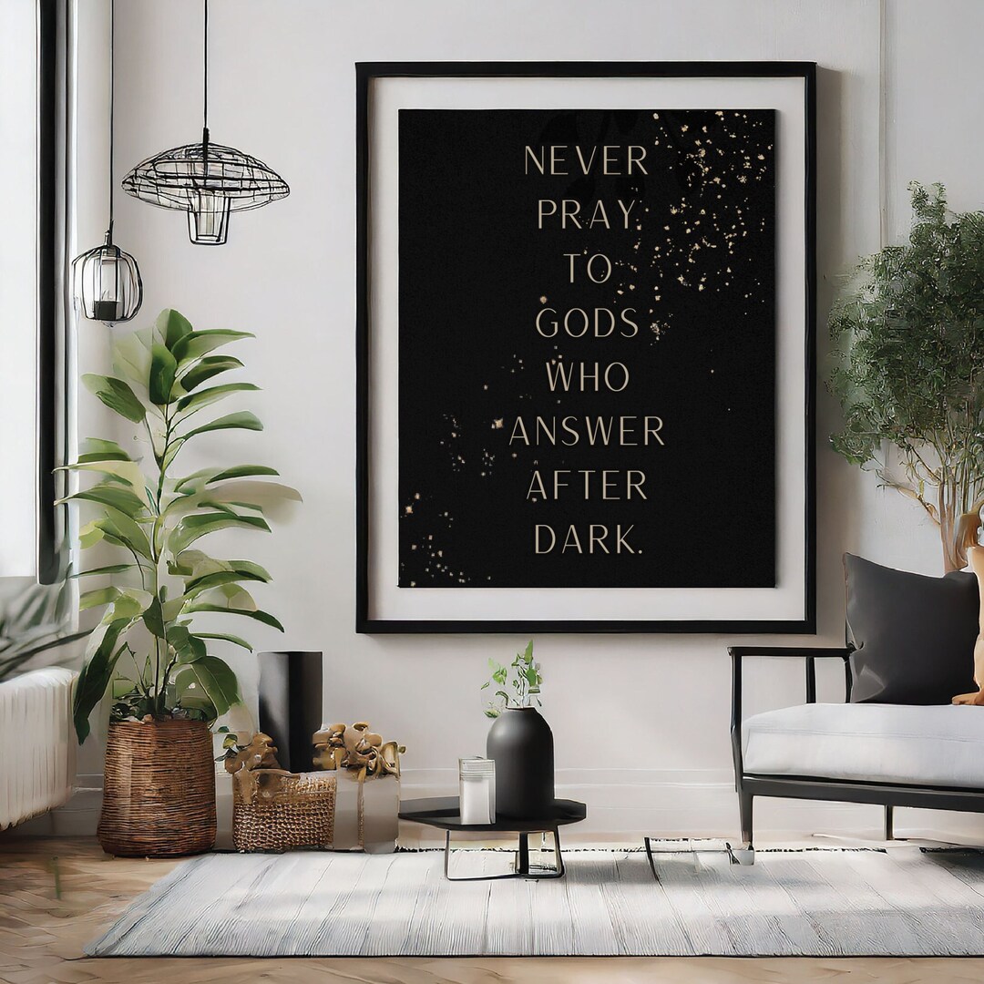 Addie Larue Bookish Printable Quote Wall Art, V E Schwab Book Lover ...