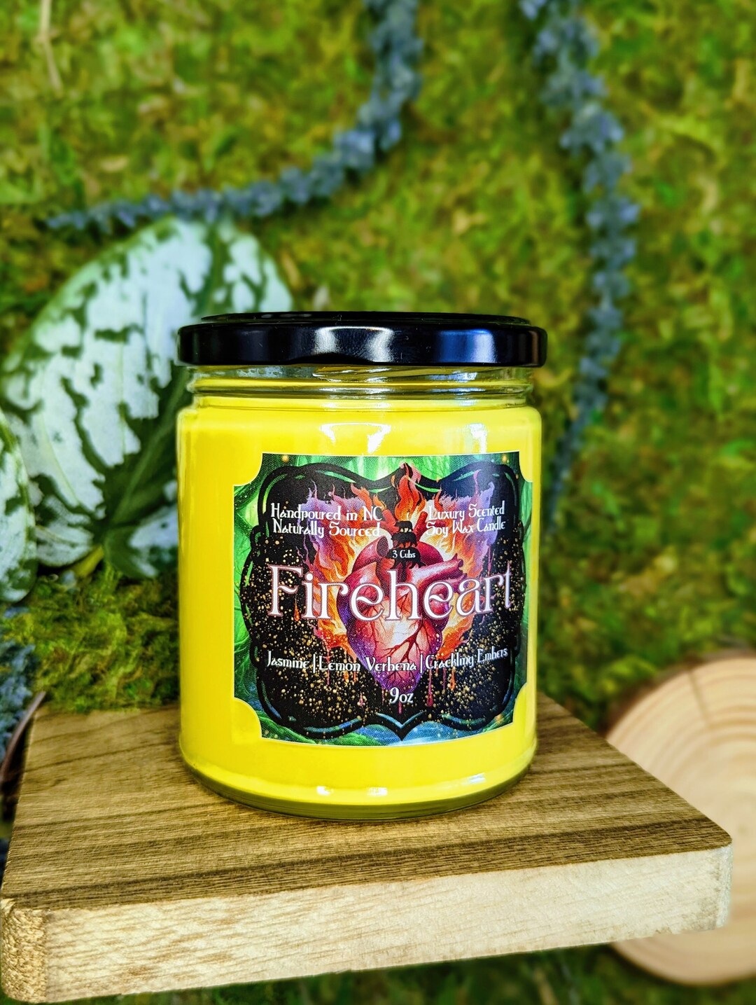 Fireheart Aelin Galathynius Throne of Glass Candles, TOG Literary ...