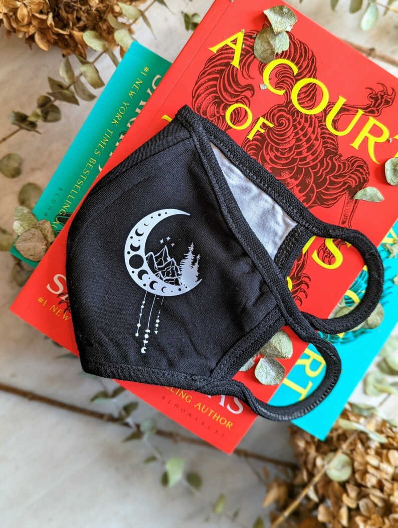 ACOTAR Face Mask A Court of Thorns and Roses Washable | Etsy