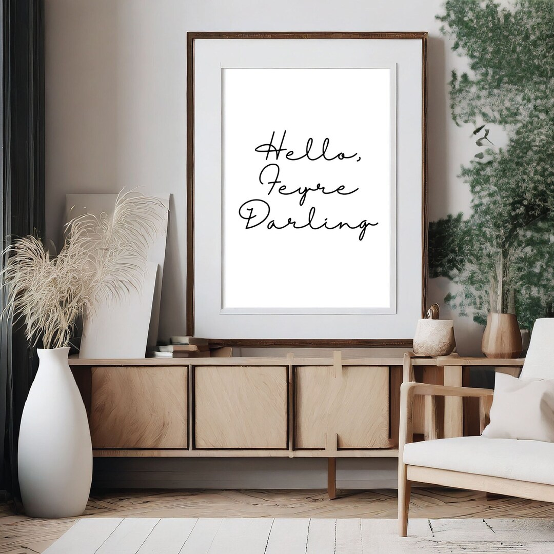 Ein Gericht der Dornen und Rosen minimalistische druckbare digitale ...