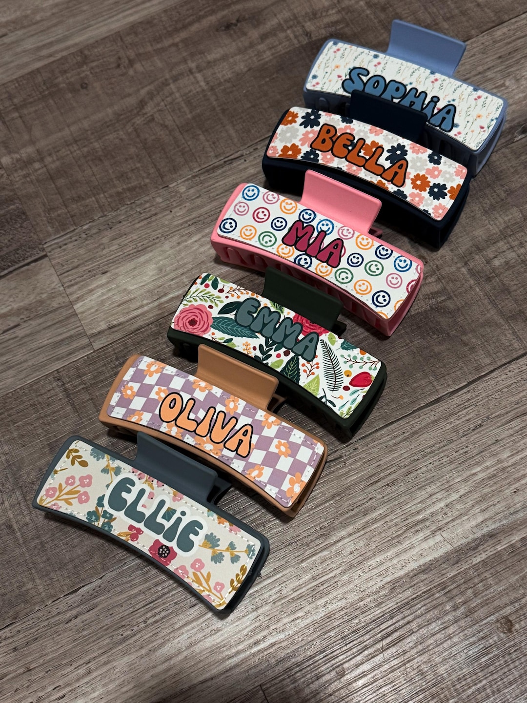 Custom Claw Clips, Name Claw Clip, Personalized Hair Clip, Personalized ...