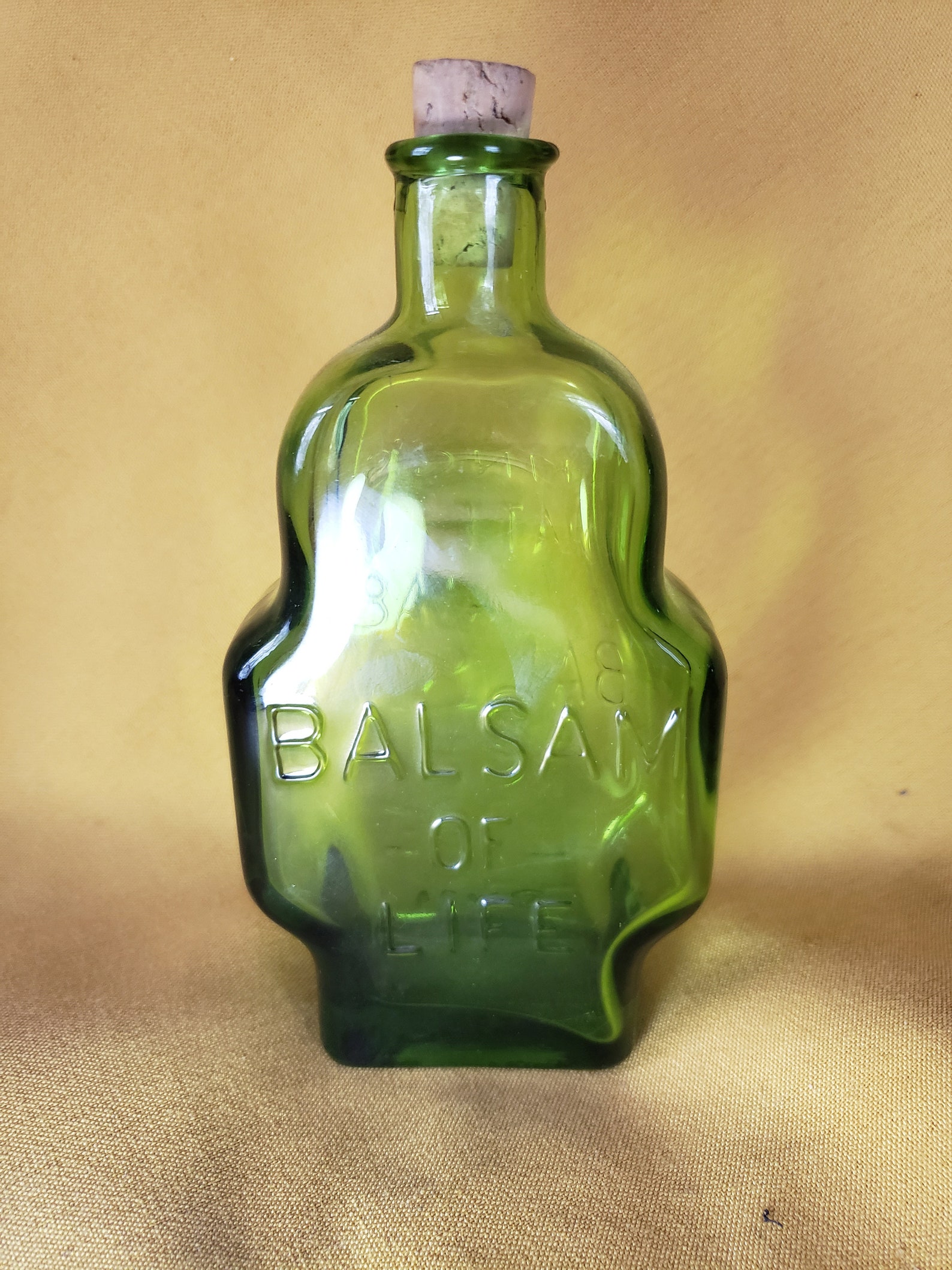 Vintage Balsam of Life Green Glass Wheaton Bitters Bottle - Etsy