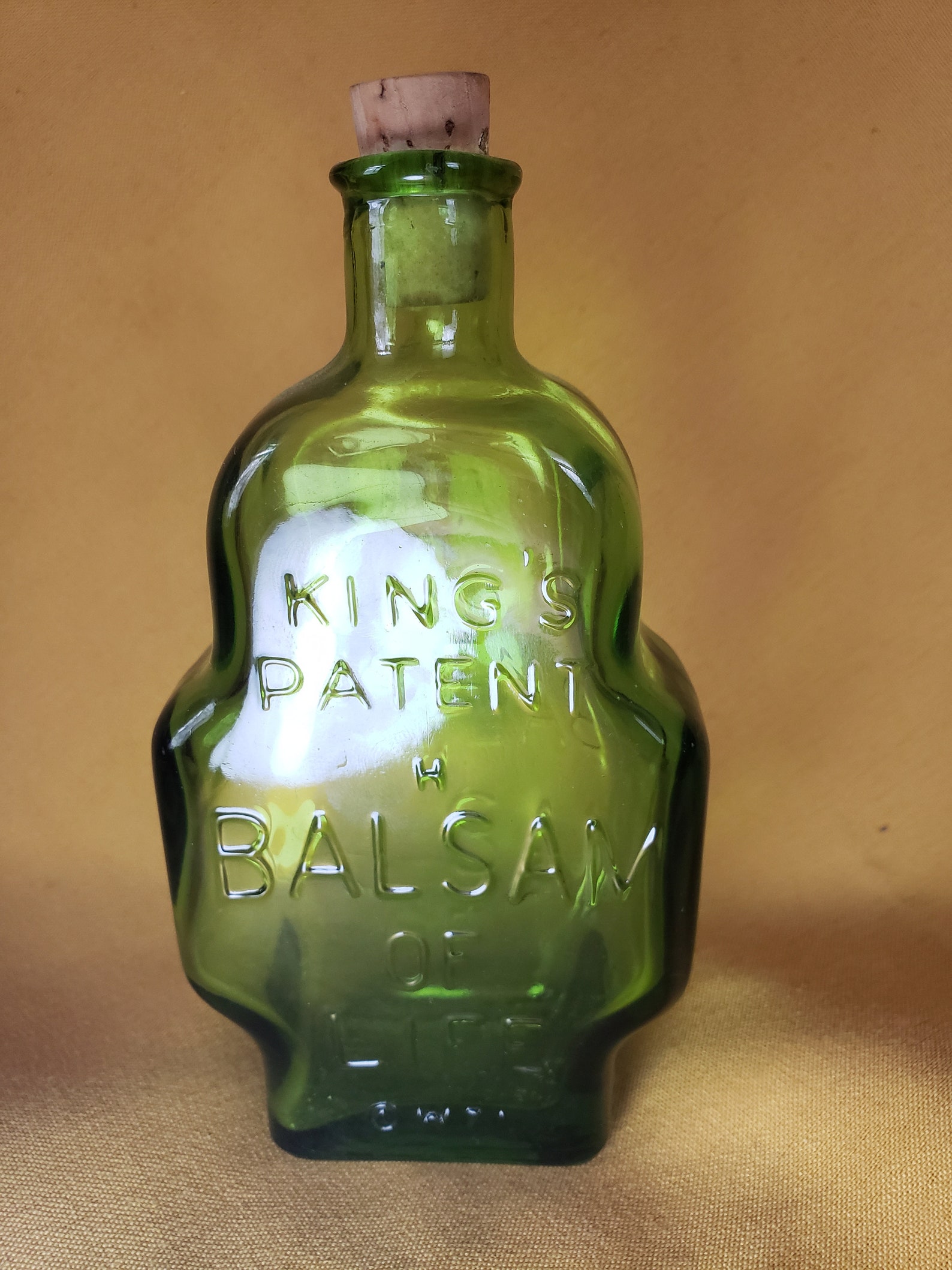 Vintage Balsam of Life Green Glass Wheaton Bitters Bottle - Etsy