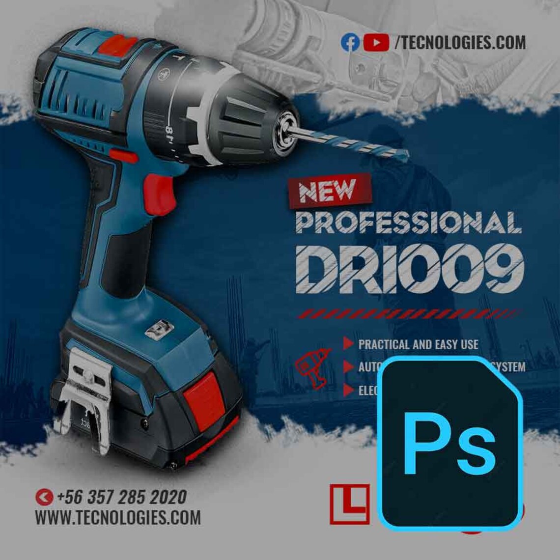 Drill Machine Flyer Templates - Etsy