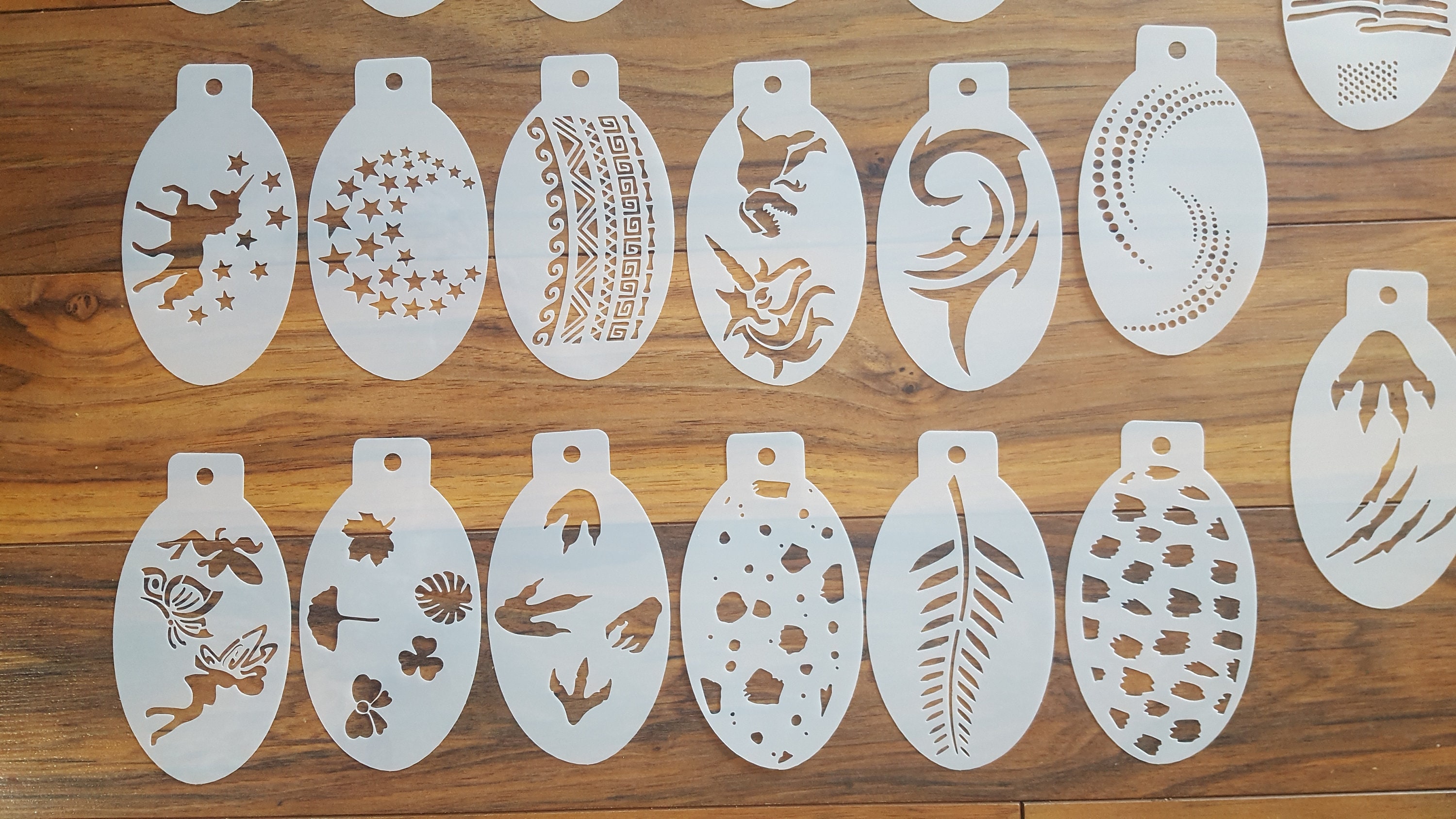 New Face Paint Stencil Set 20 Piece - Etsy