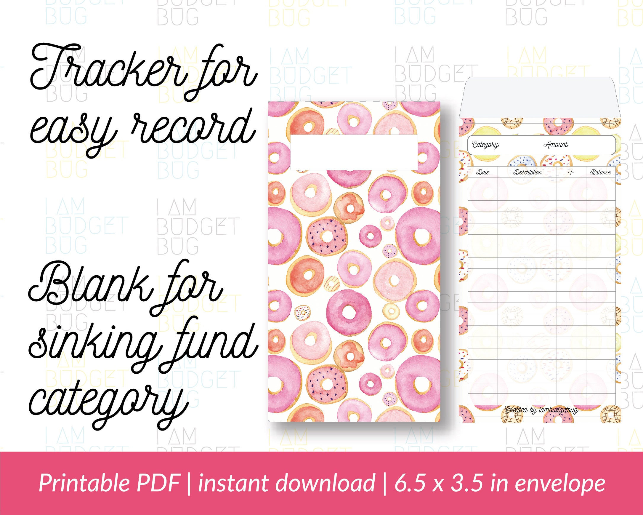 SINKING FUND ENVELOPE Track Your Budget Dave Ramsey - Etsy UK