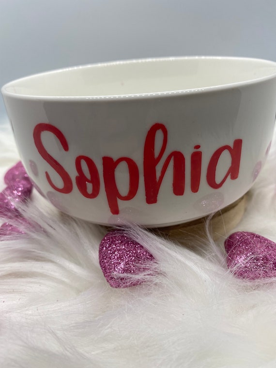 Hand Painted Personalized Ceramic Bowl Perfect for Adults & | Etsy