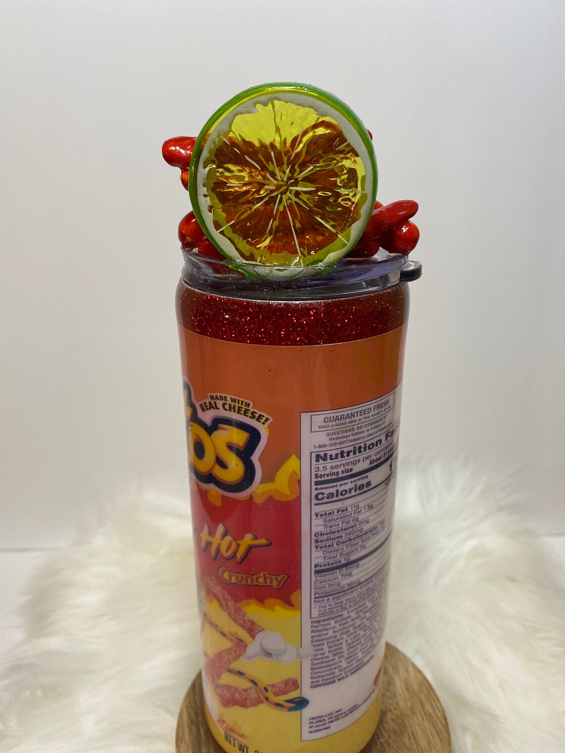 Hot Cheetos Stainless Steel Skinny Tumbler Red Glitter or | Etsy