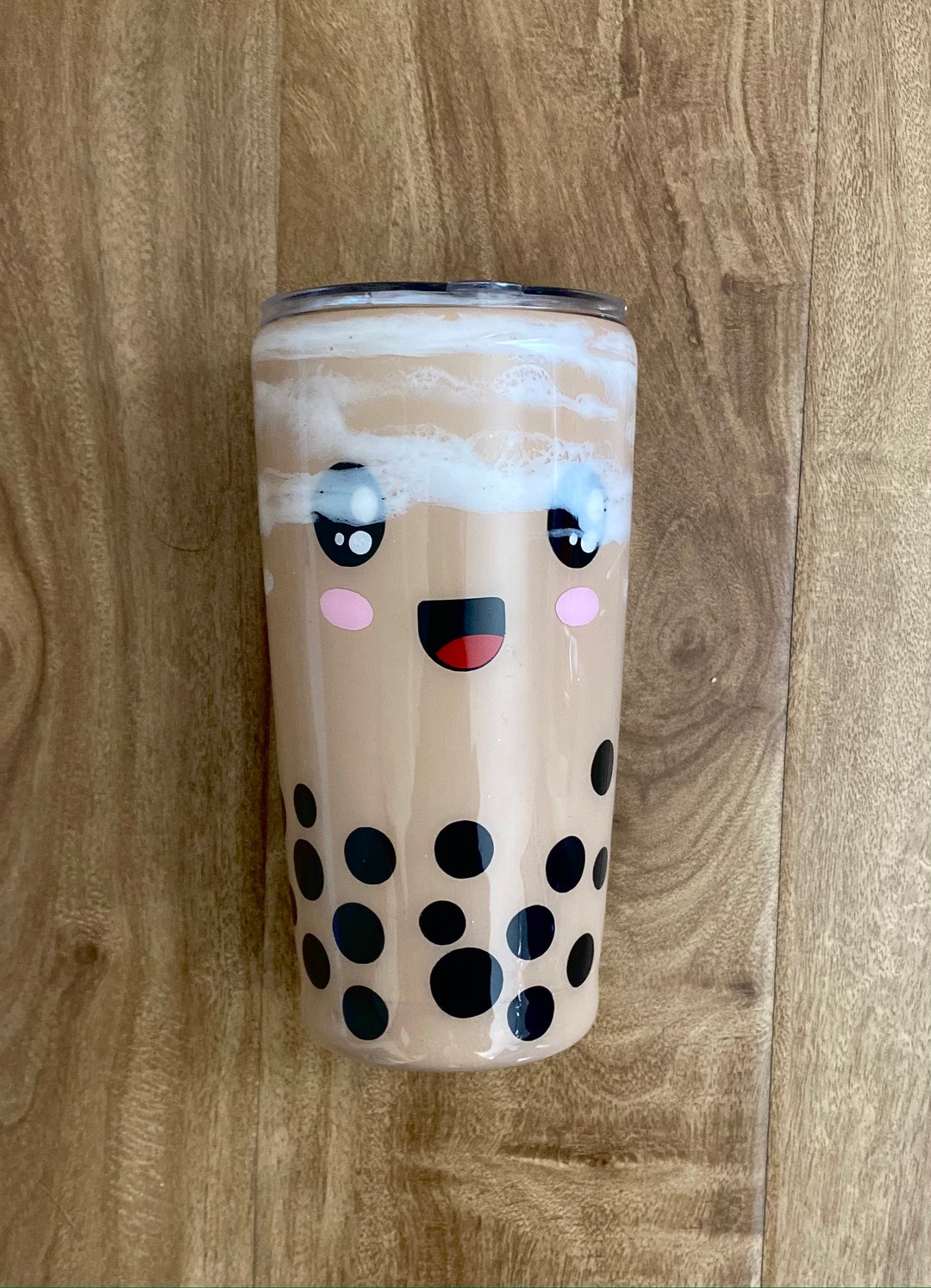 Cute Boba Tumbler, Milk Tea Boba Tumbler, Perfect Gift for Her or Him ...