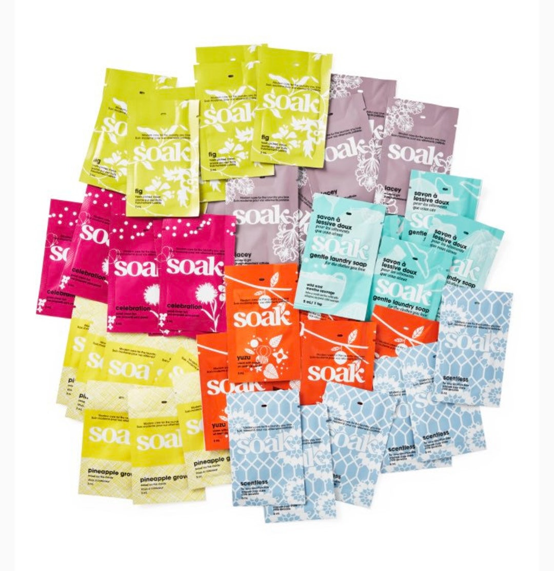 Soak Single-use Packet Travel Single Packet Soak Wash - Etsy