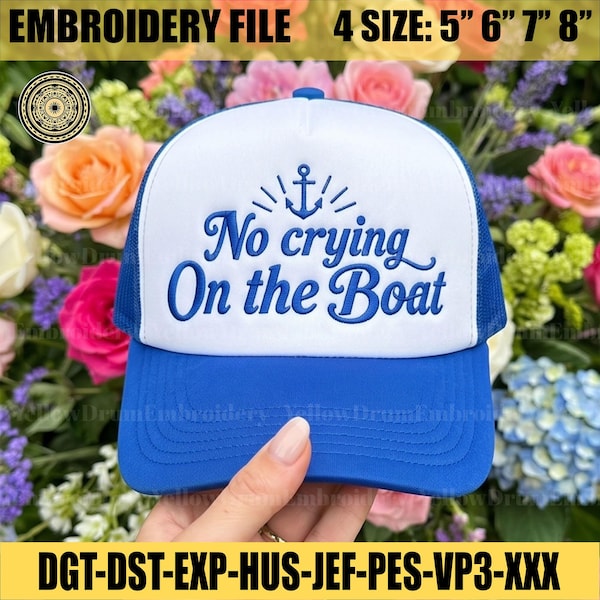 Crying Embroidery Design - Etsy