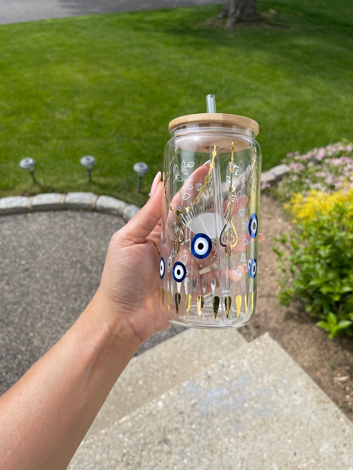 Evil Eye Beer Glass - Etsy