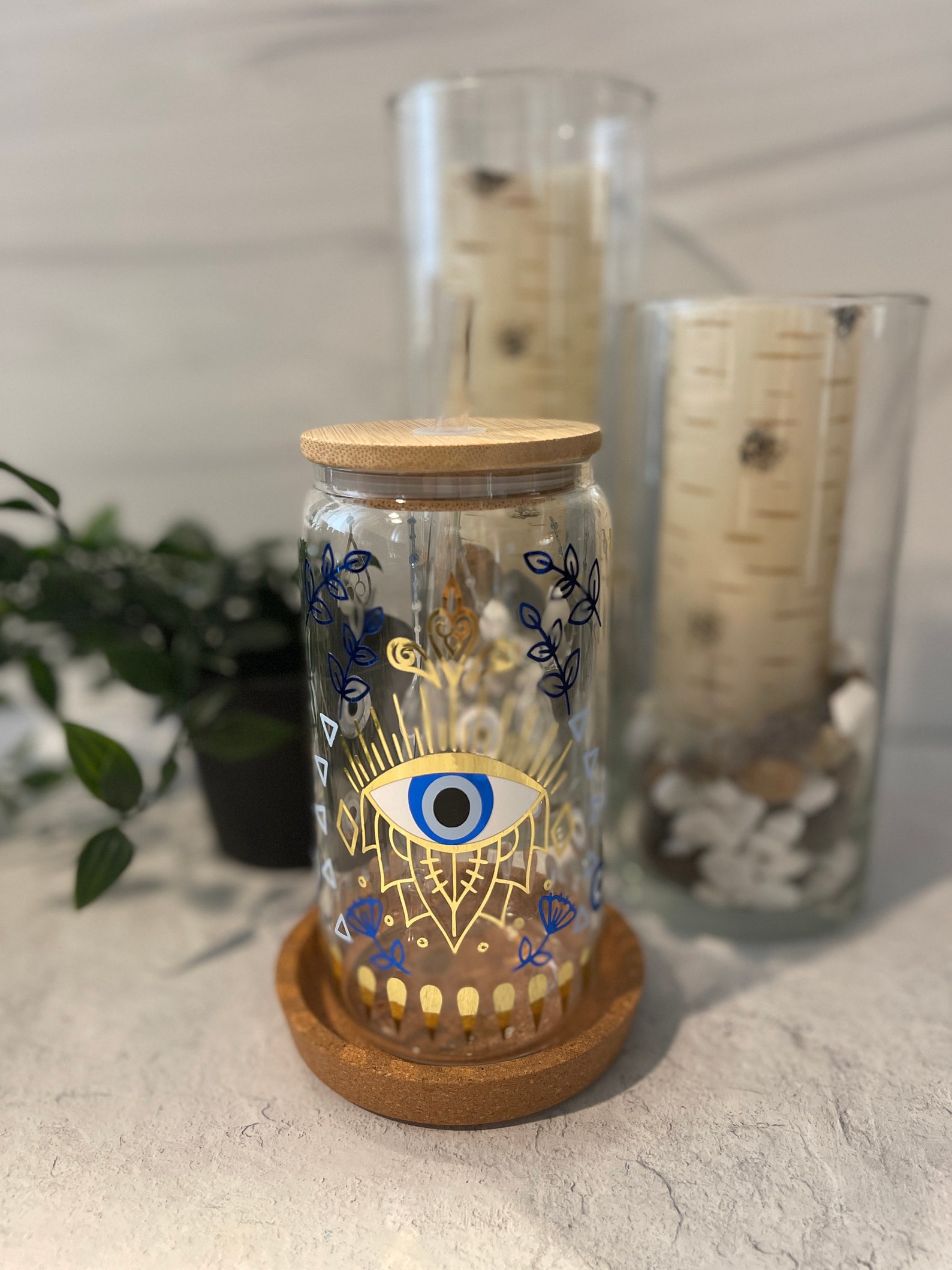 Evil Eye Beer Glass - Etsy