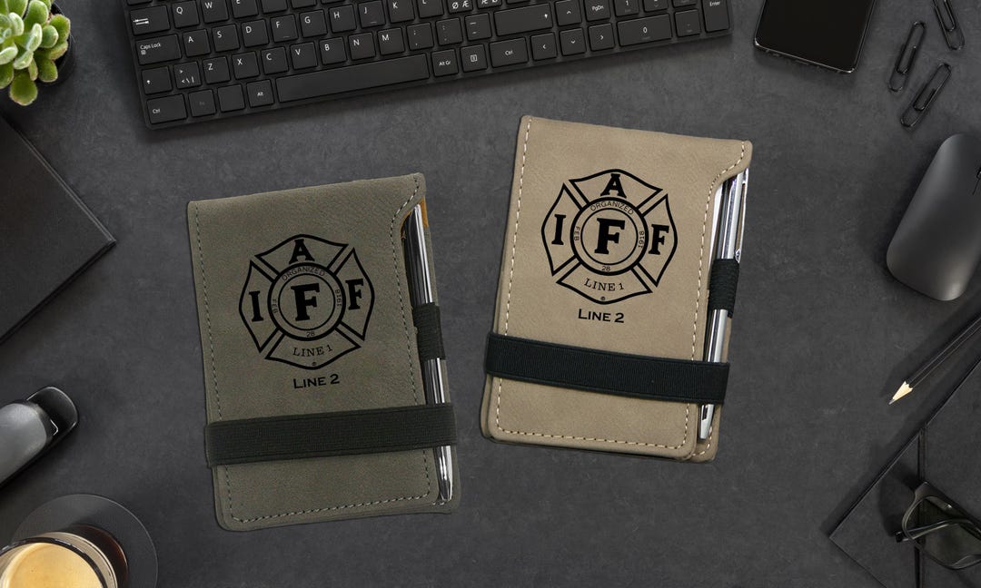 IAFF Notepad With Personalization - IAFF Gift - Firefighter Note Pad - Etsy