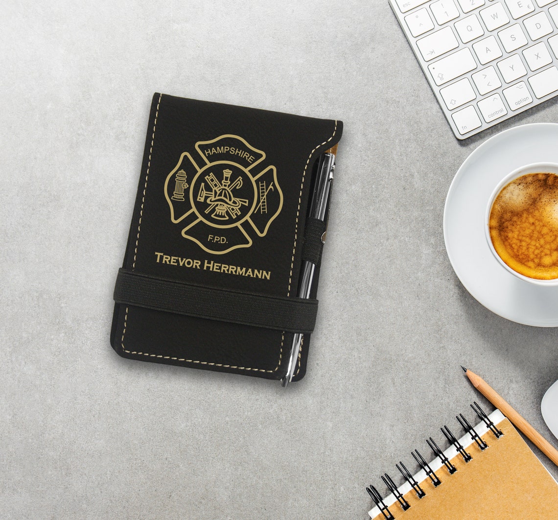 Personalized Firefighter Gift - Firefighter Notepad With Pen - Etsy