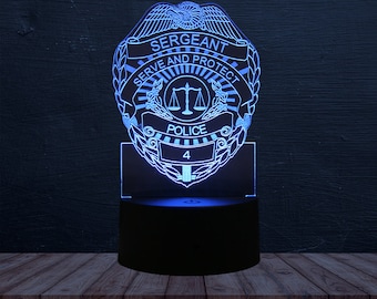 Light up Badge - Etsy