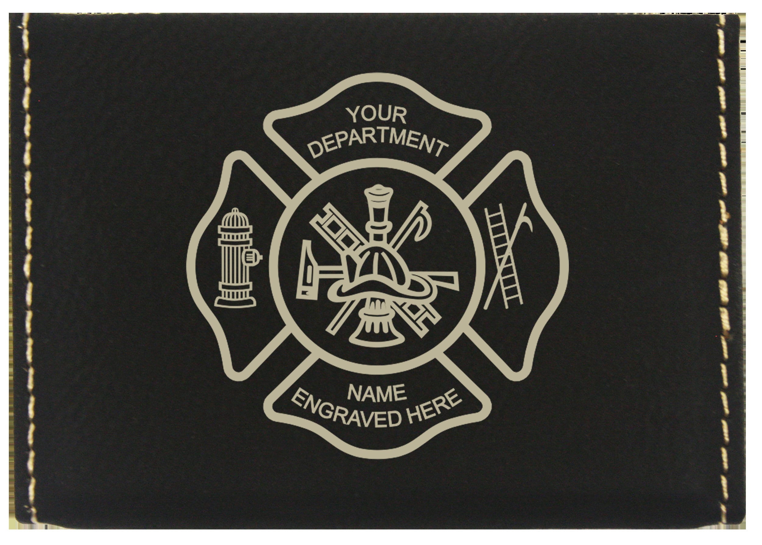 Personalized Firefighter Business Card Case - Custom Firefighter Gift ...