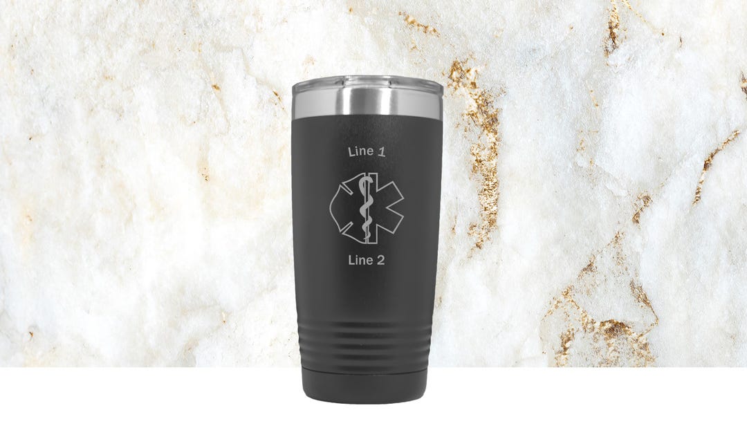 Maltese Cross and Star of Life With Personalization 20oz Tumbler - Etsy