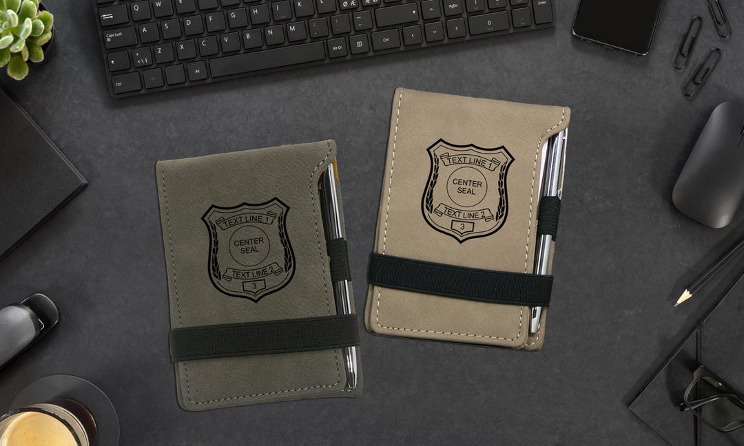 Personalized Police Shield Notepad With Pen - Etsy