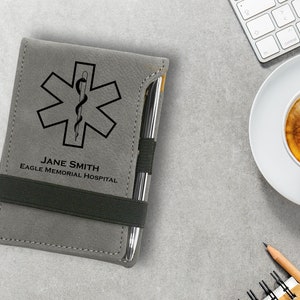 Personalized EMT Gift - EMS Star of Life Notepad With Pen - Etsy