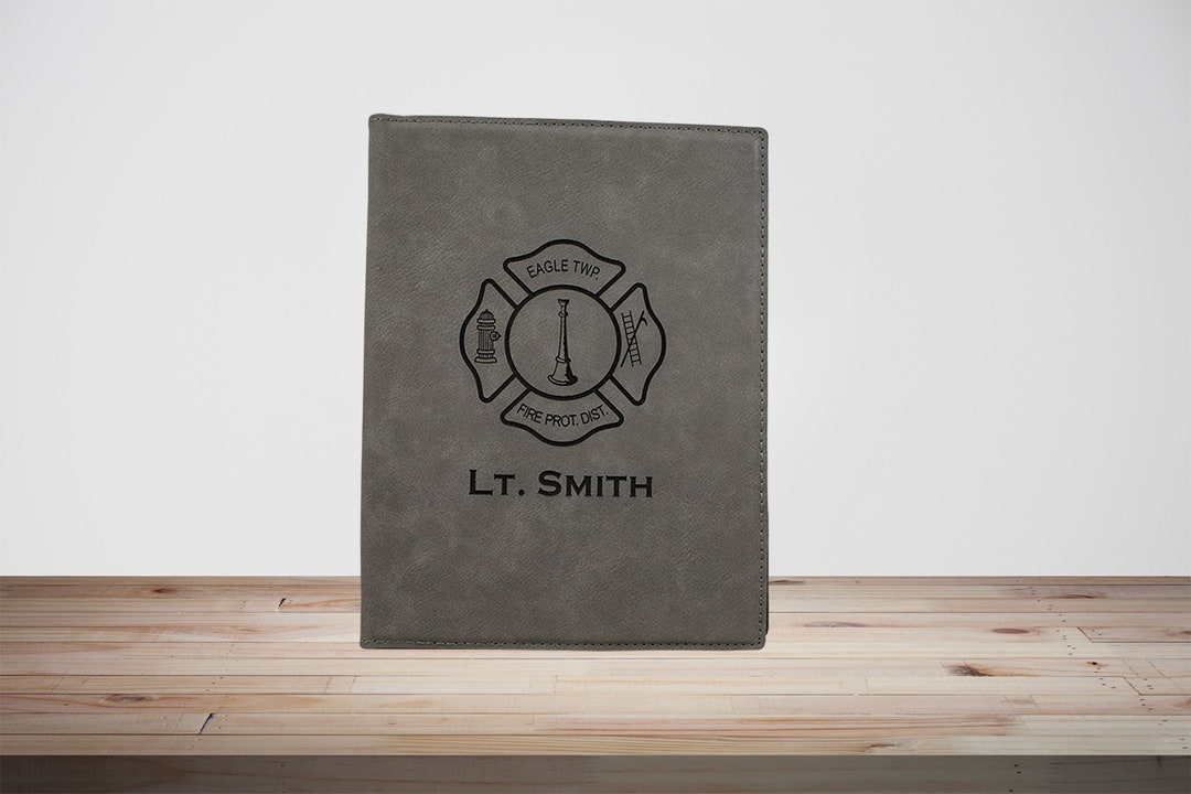 Personalized Firefighter Junior Padfolio - Firefighter Gift - Etsy
