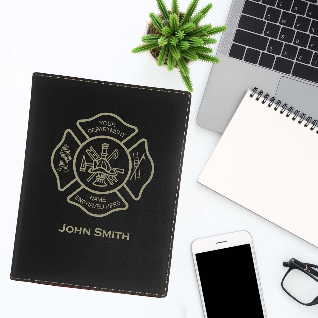 Personalized Junior Padfolio Maltese - Custom Firefighter Gift - Fire ...