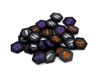 Class Token Set Arkham Horror Acrylic Tokens - Etsy