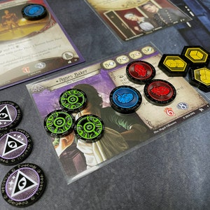 Base Token Set - Arkham Horror Acrylic Tokens - Etsy