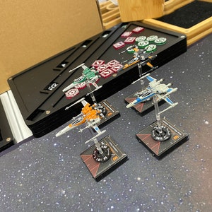 Ship ID and Turret Set - X-wing Acrylic Tokens - Etsy