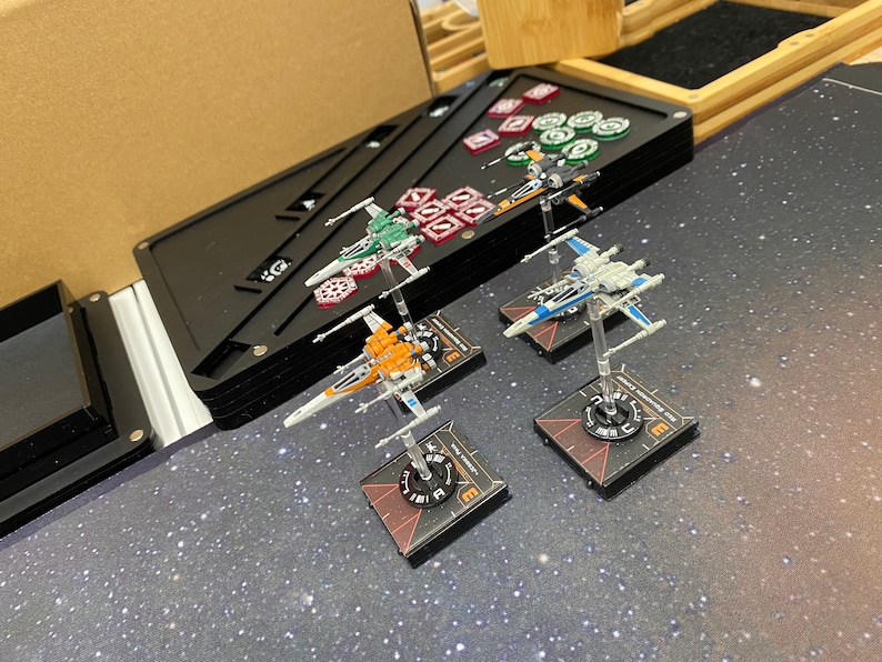 Ship ID and Turret Set X-wing Acrylic Tokens | Etsy