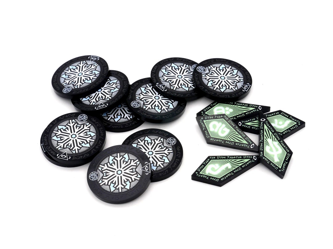 Edge of the Earth Token Set - Arkham Horror Acrylic Tokens - Etsy
