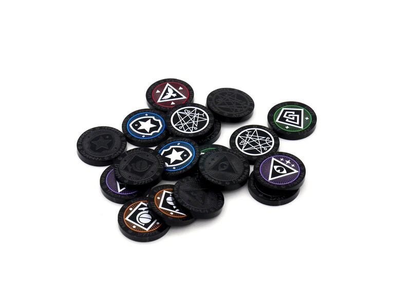 Class Token Set Arkham Horror Acrylic Tokens - Etsy