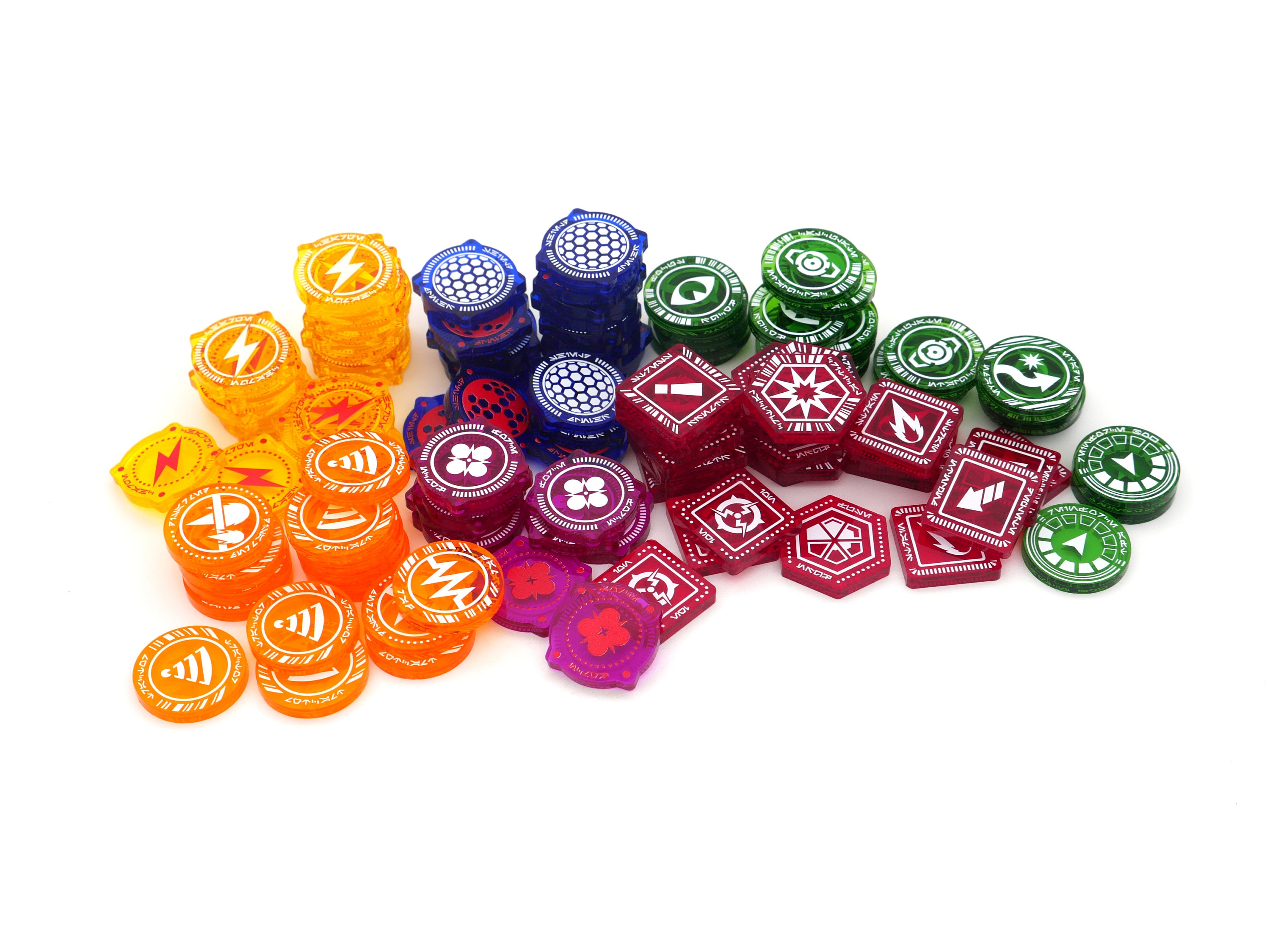 Dual Function Token Set colored Transparent X-wing Acrylic - Etsy