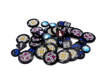 Class Token Set - Arkham Horror Acrylic Tokens - Etsy