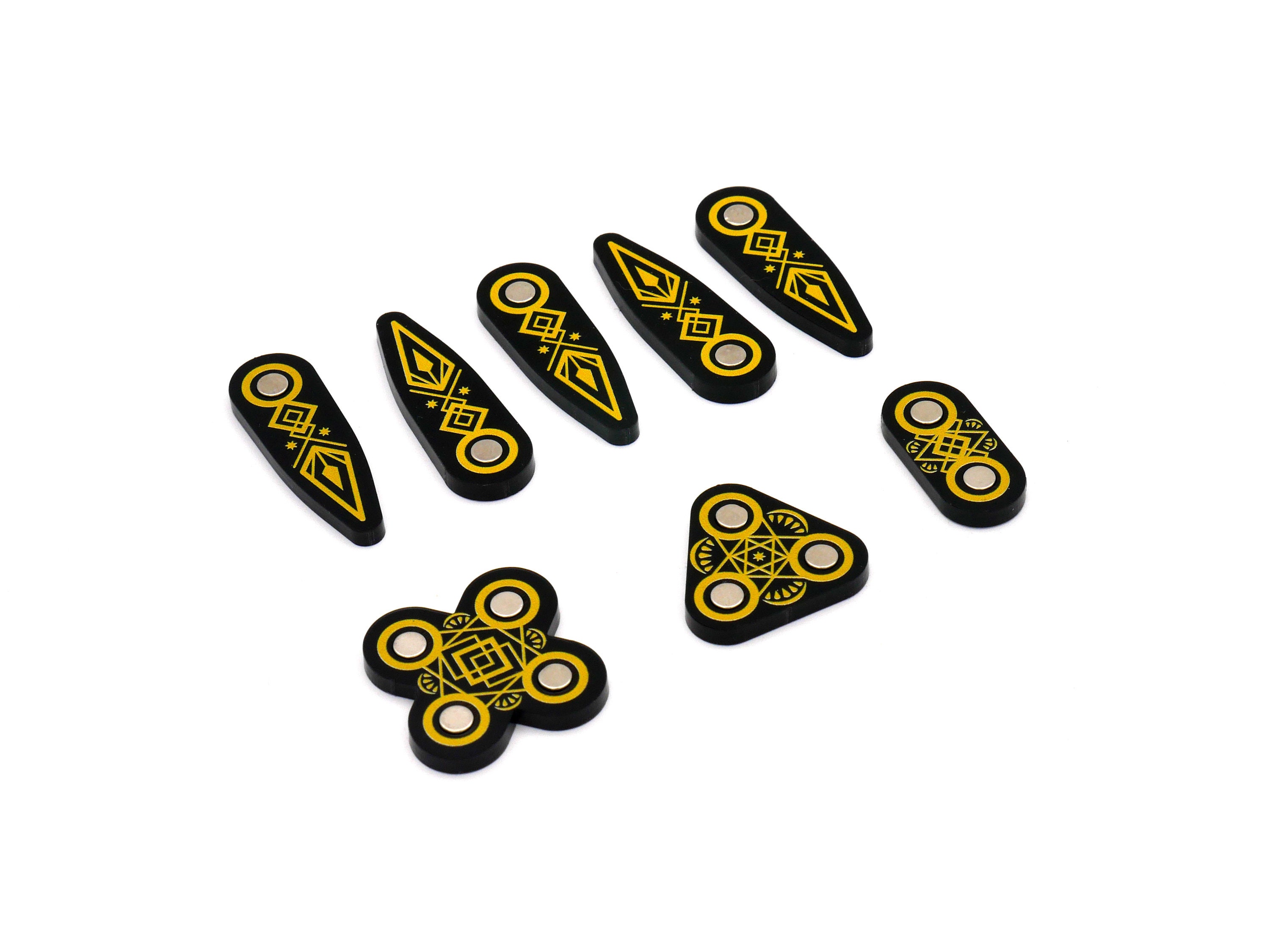 Location Markers Token Set - Arkham Horror Acrylic Tokens - Etsy