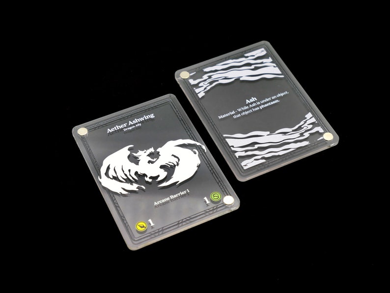 Card Sized Tokens Flesh and Blood Acrylic Tokens - Etsy Australia